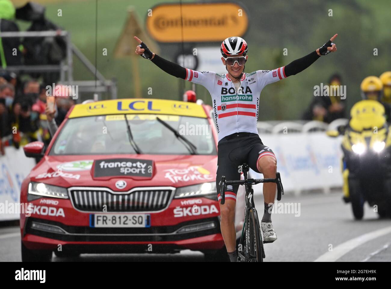 France, Tuesday 13th July, 2021. KONRAD Patrick (AUT) of BORA ...