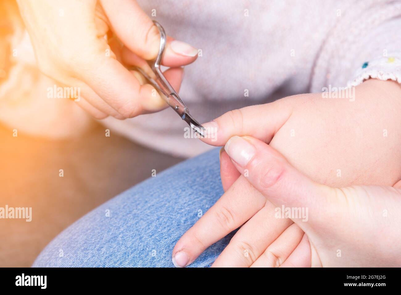 Trim Fingernails High Resolution Stock Photography and Images - Alamy
