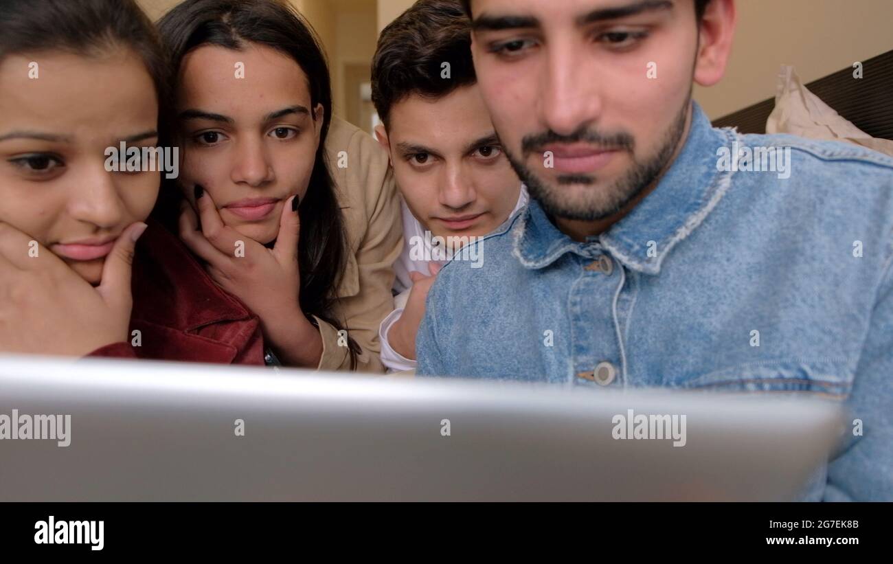 India computer students hi-res stock photography and images - Alamy