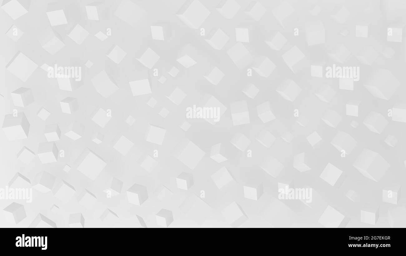 Multiple white cubes. 3D illustration Stock Photo - Alamy