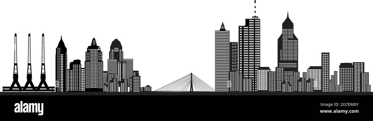 world wide city skyline with different architecture Stock Vector Image ...