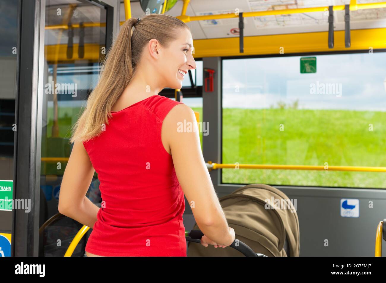 Baby stroller bus hi-res stock photography and images - Alamy