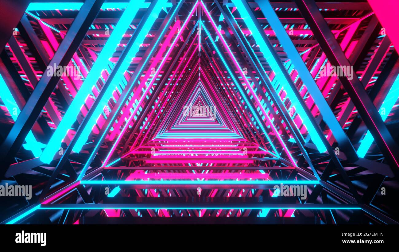 3D illustration of mirrored shiny surfaces Stock Photo - Alamy