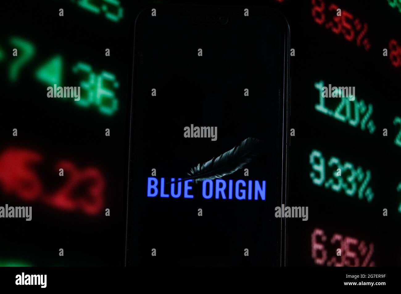 Blue origin logo hi-res stock photography and images - Alamy