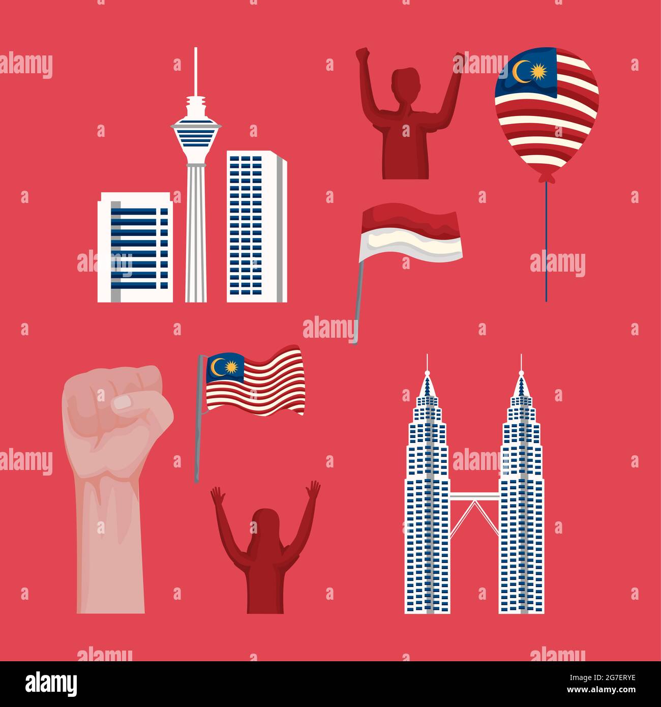 eight malaysia and indonesia icons Stock Vector Image & Art - Alamy