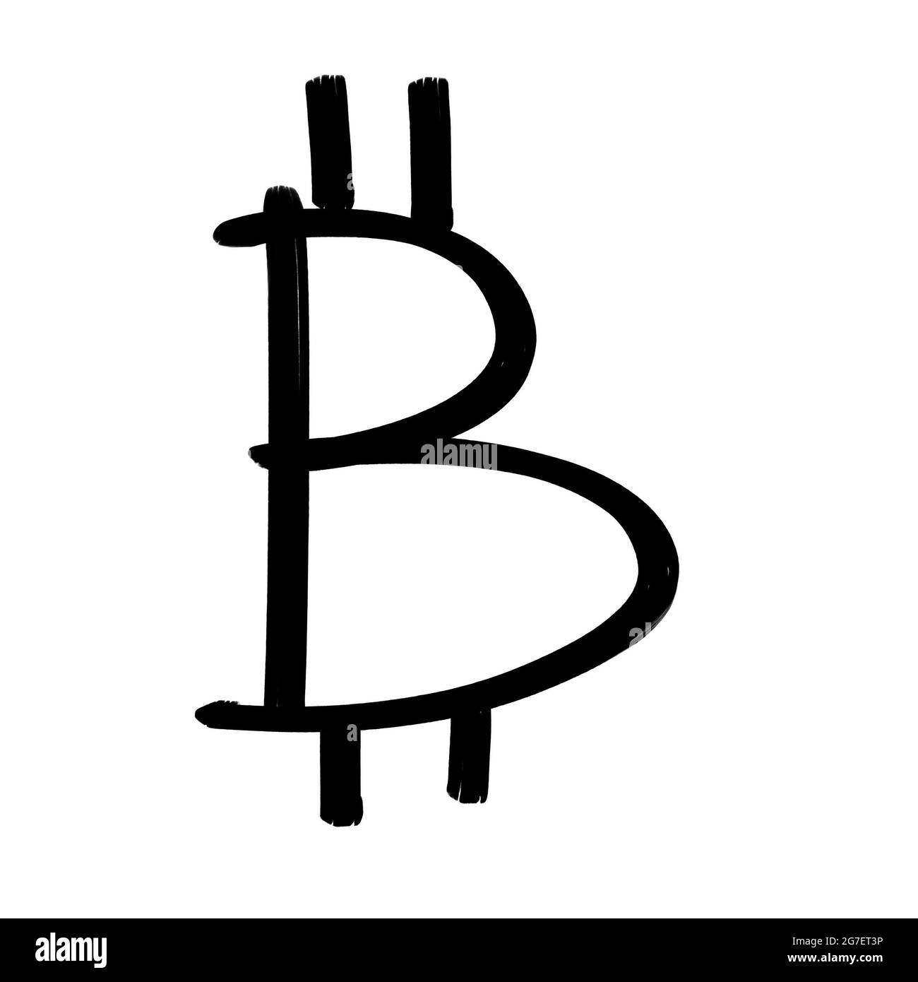 Bitcoin icon sign payment symbol. Cryptocurrency logo. Simple ...