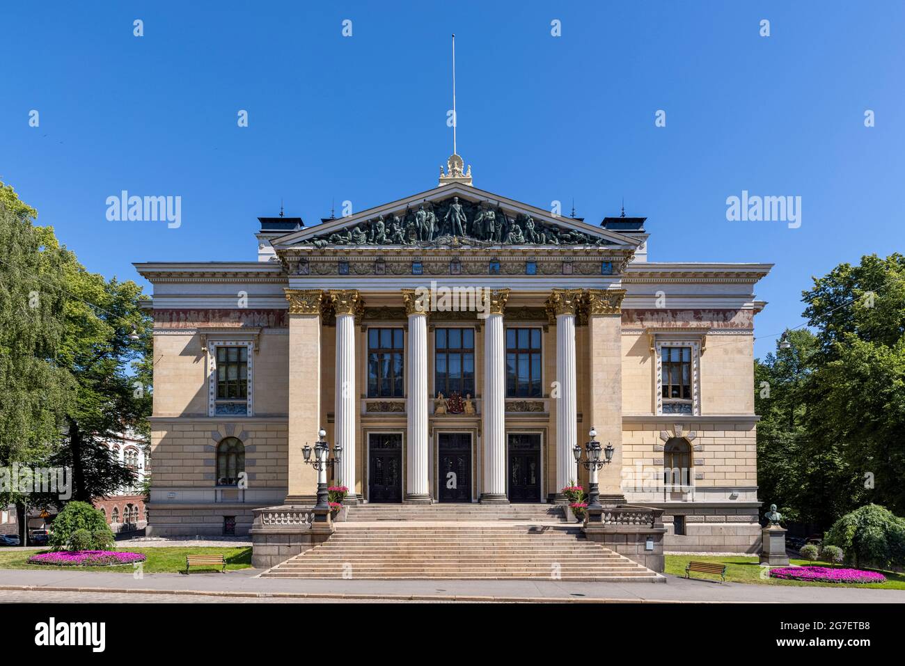 House of Estates is a government building downtown Helsinki Stock Photo ...