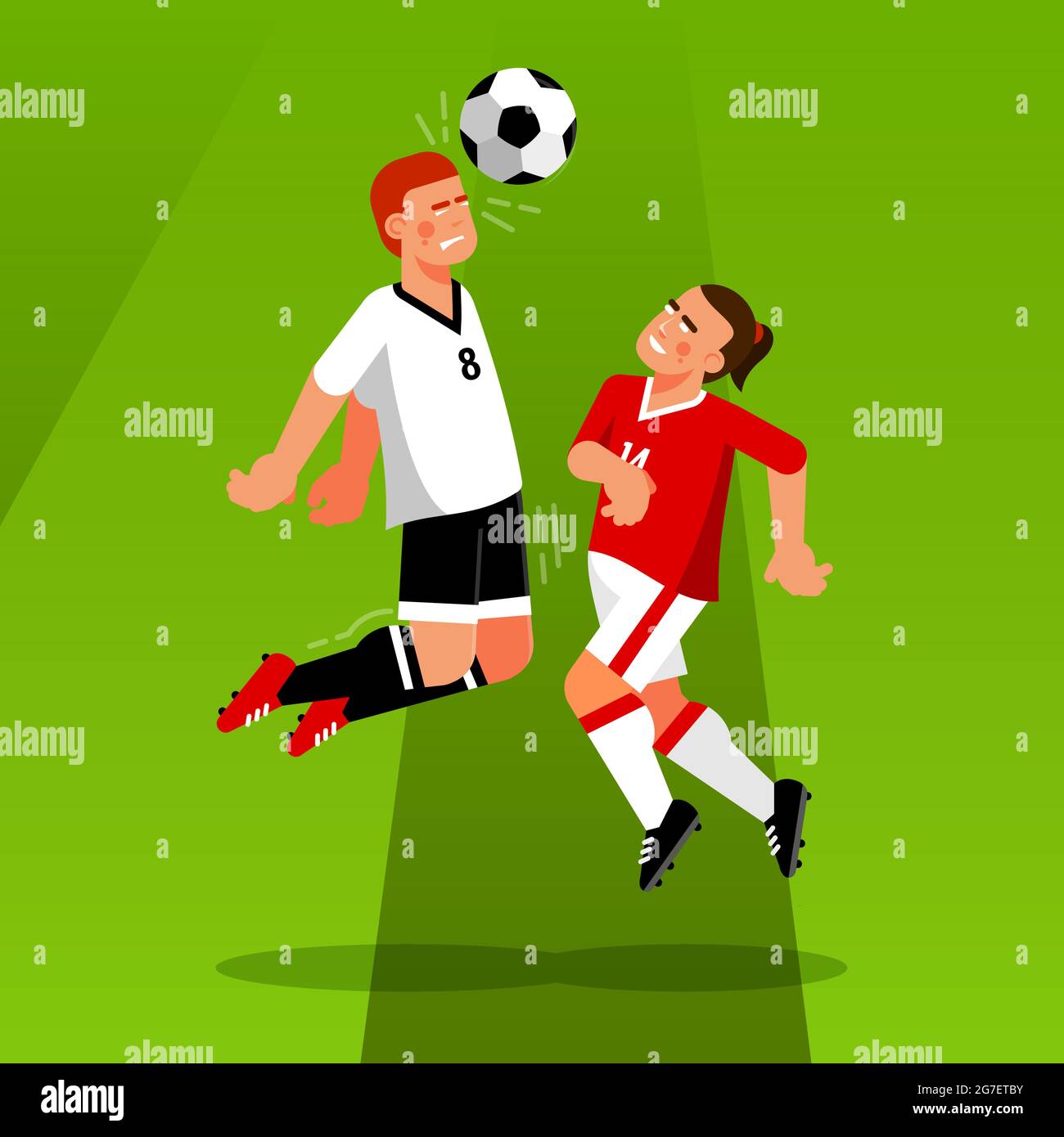 Football cartoon hi-res stock photography and images - Alamy