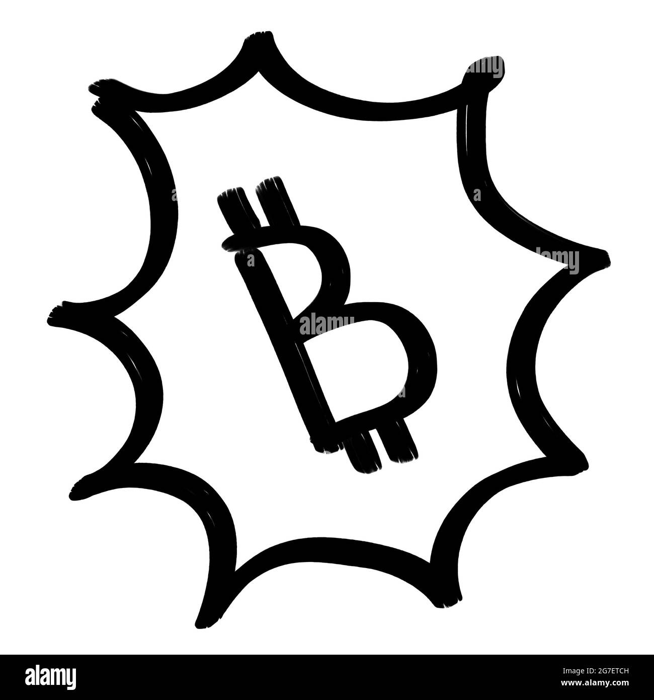 Bitcoin icon sign payment symbol. Cryptocurrency logo. Simple ...