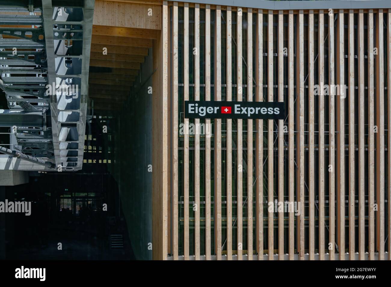Eiger Express Cable Car Station - Jungfrau Region - Swiss Alps ...