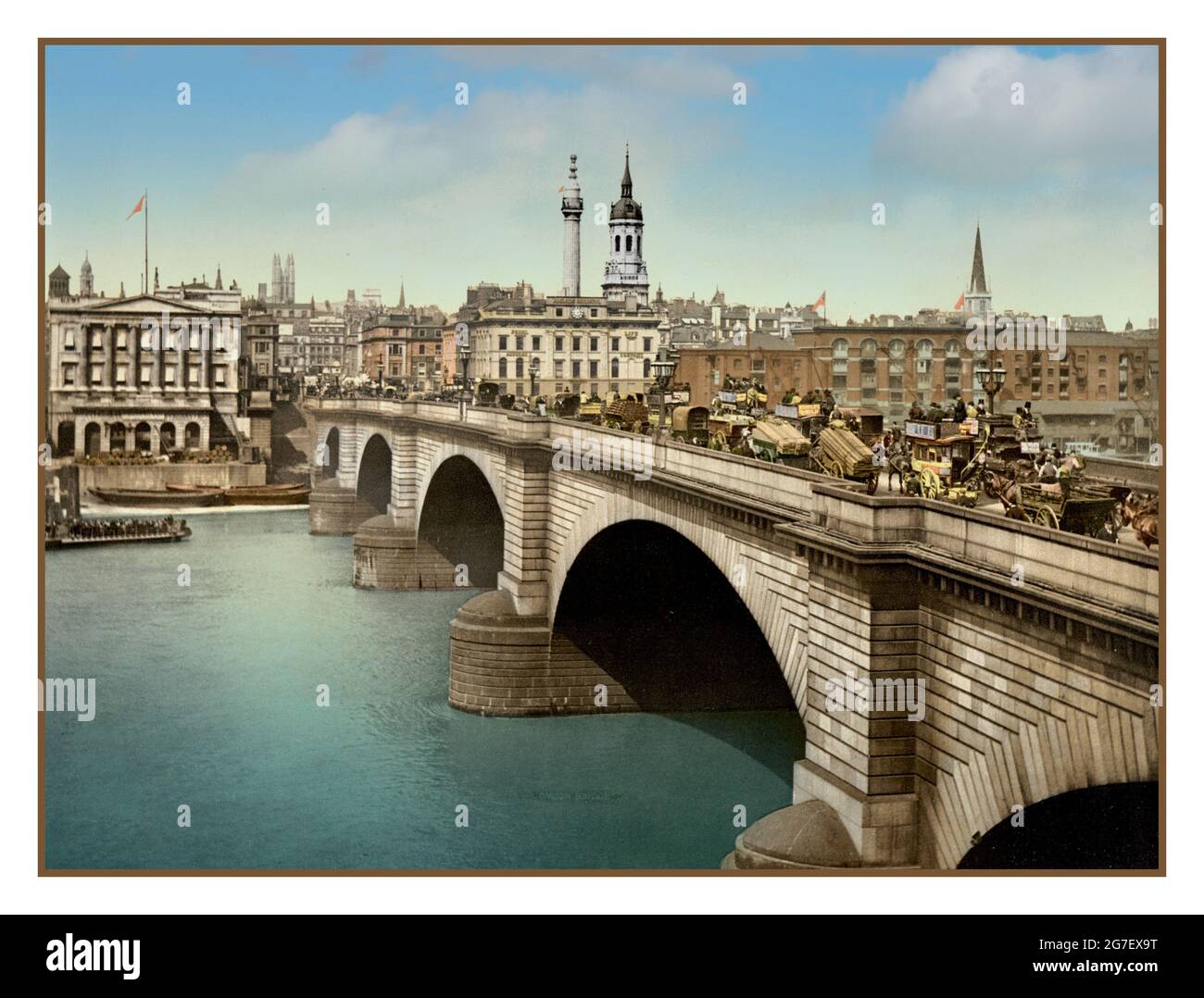 LONDON BRIDGE VICTORIAN LONDON CITY [London Bridge, London, England ...