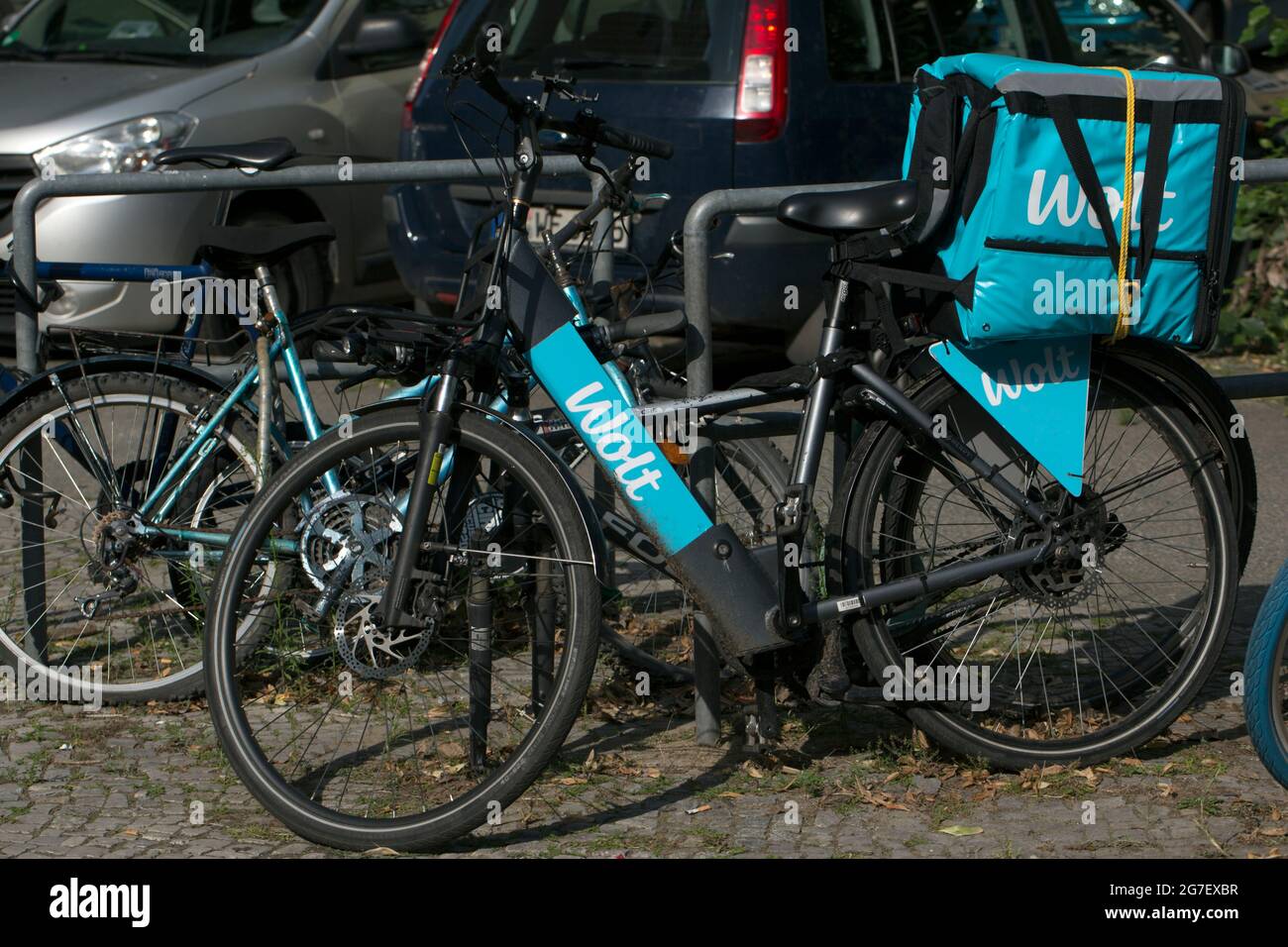 Bike of Wolt, Berlin, Germany Stock Photo - Alamy