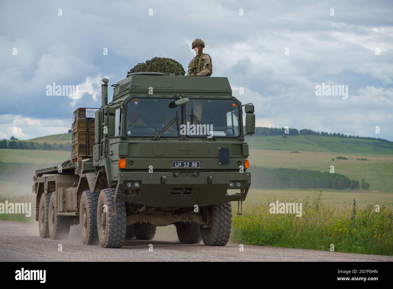 British army MAN SV 8x8 Enhanced Pallet Load System (EPLS) that is ...