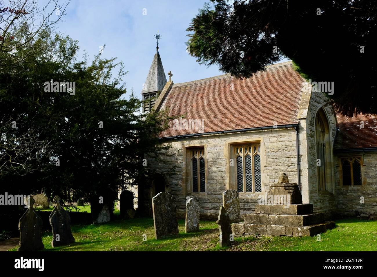 St Milburga Church, Wixford, Alcester, March 2020 Stock Photo - Alamy