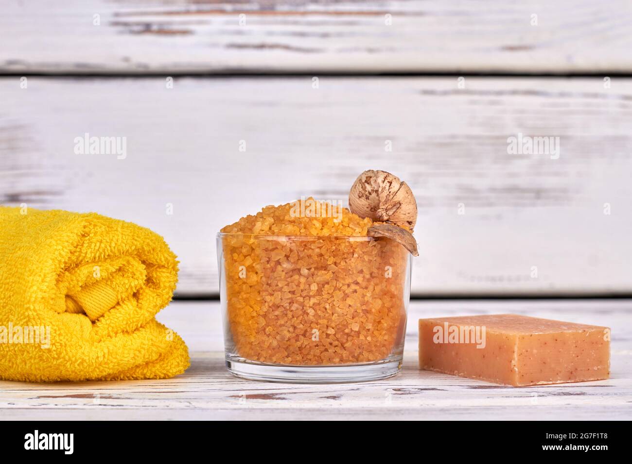 Yellow handmade soap hi-res stock photography and images - Alamy