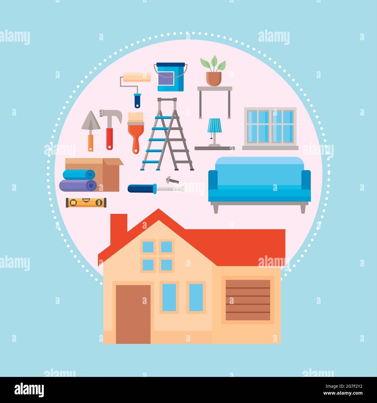 Screw stairs Stock Vector Images - Alamy