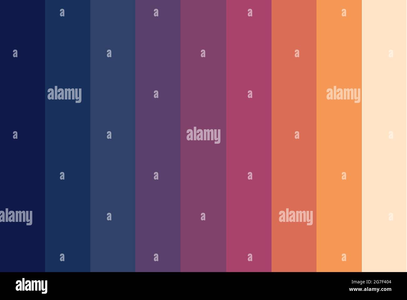 Illustration of sweet color palette Stock Photo - Alamy