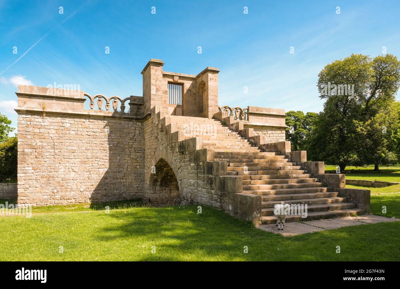 Queen Marys Bower, built in the 16th century near the Derbyshire ...
