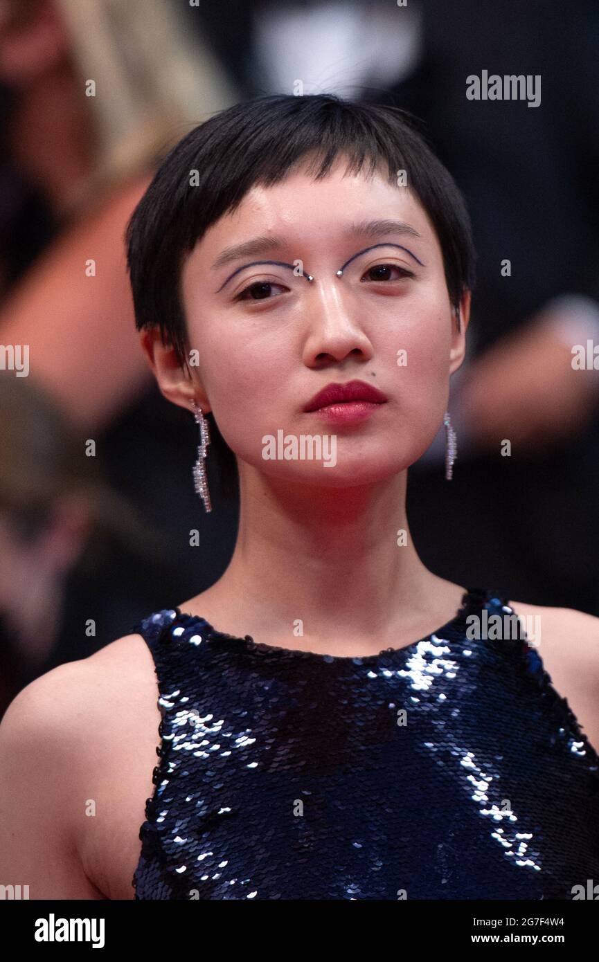 Cannes, France on July 13, 2021. Miyi Huang attending the Titane ...