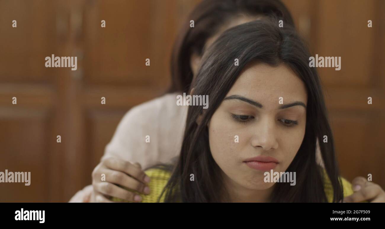 Closeup shot of an Indian sad woman Stock Photo - Alamy