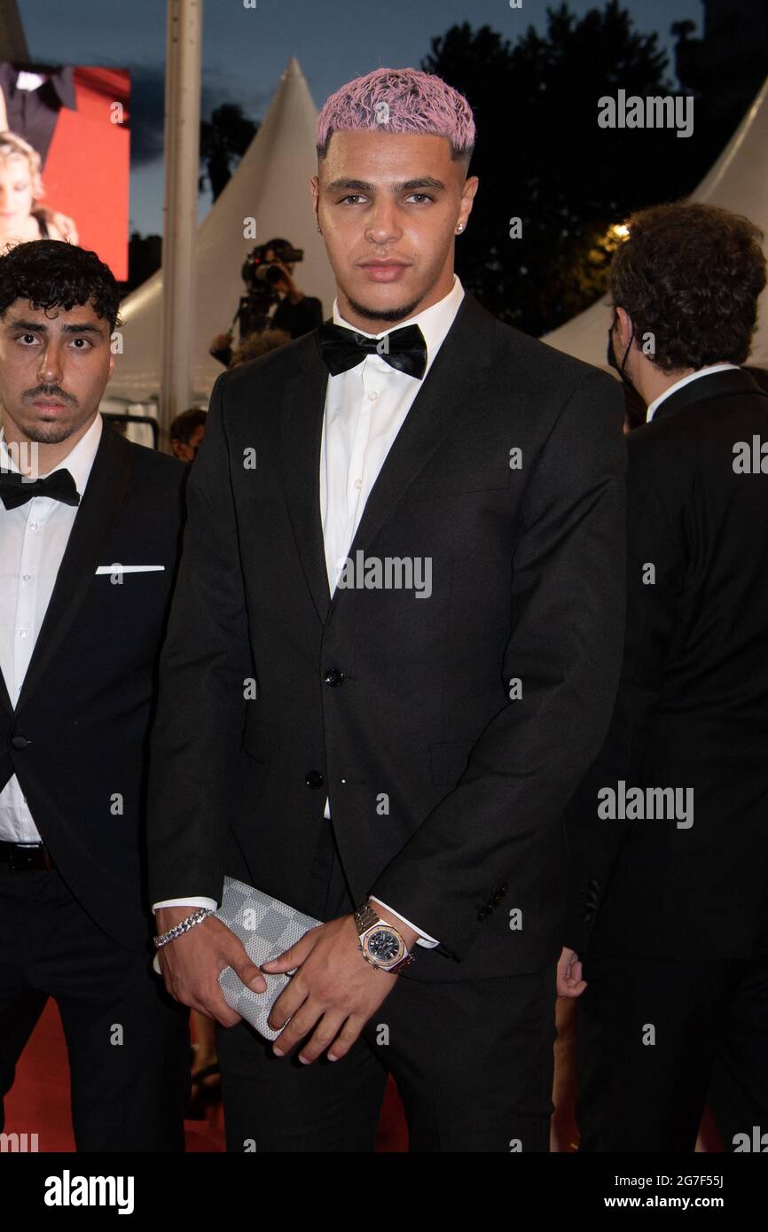 Michou attends the Titane screening during the 74th annual Cannes Film ...