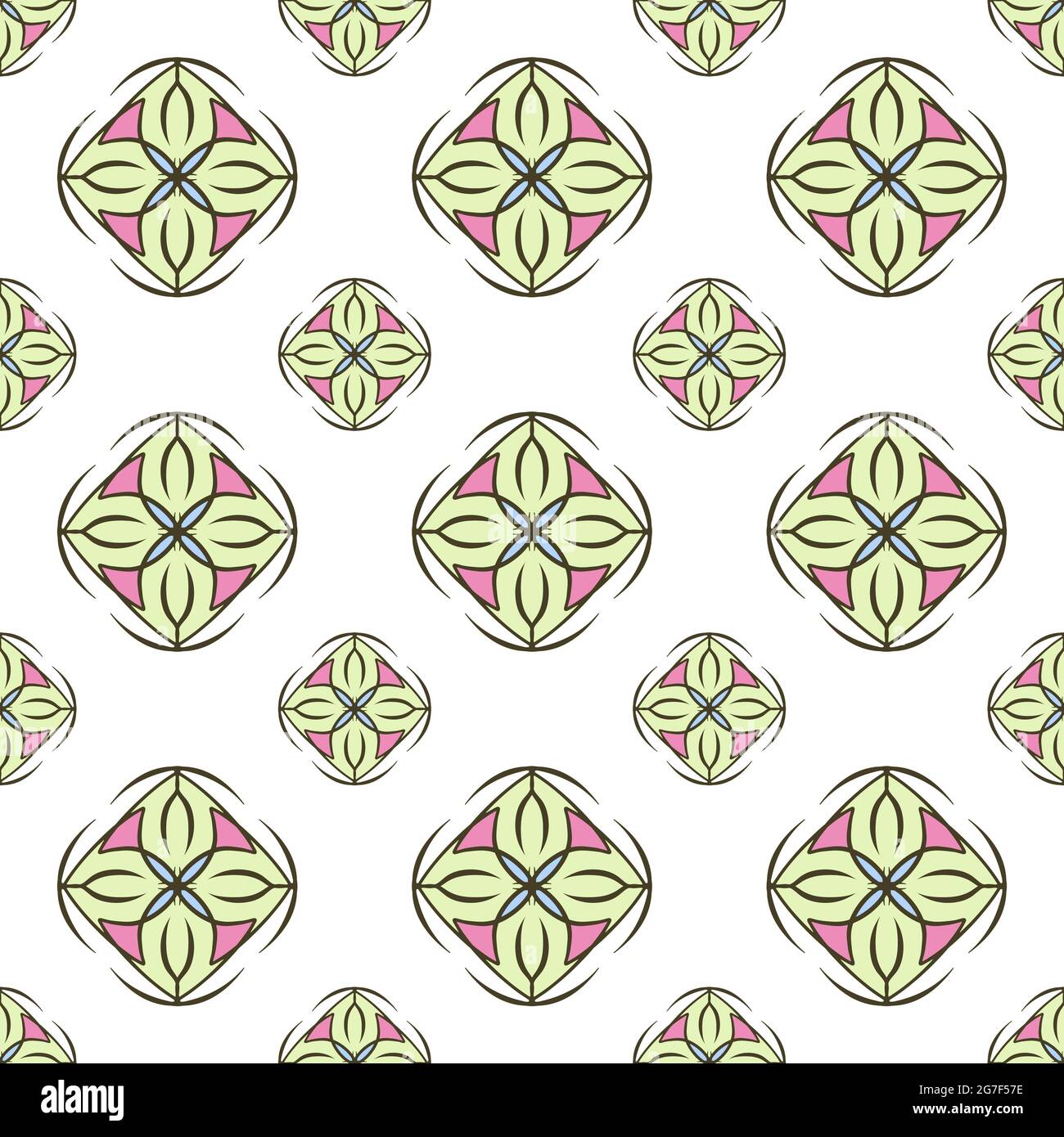 Illustration of a seamless repeat patterns for textile or wrapping and ...