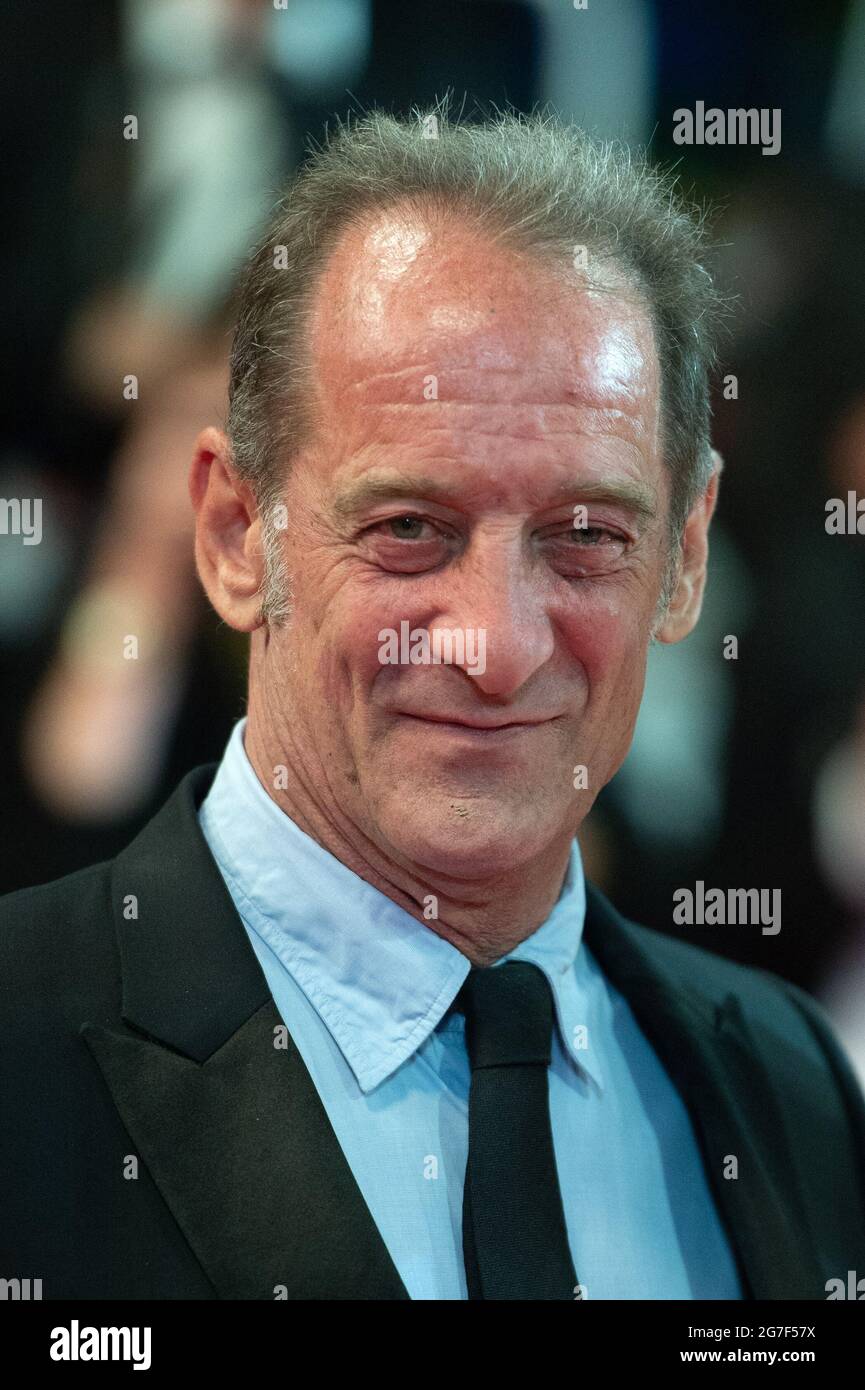 Cannes, France on July 13, 2021. Vincent Lindon attending the Titane ...