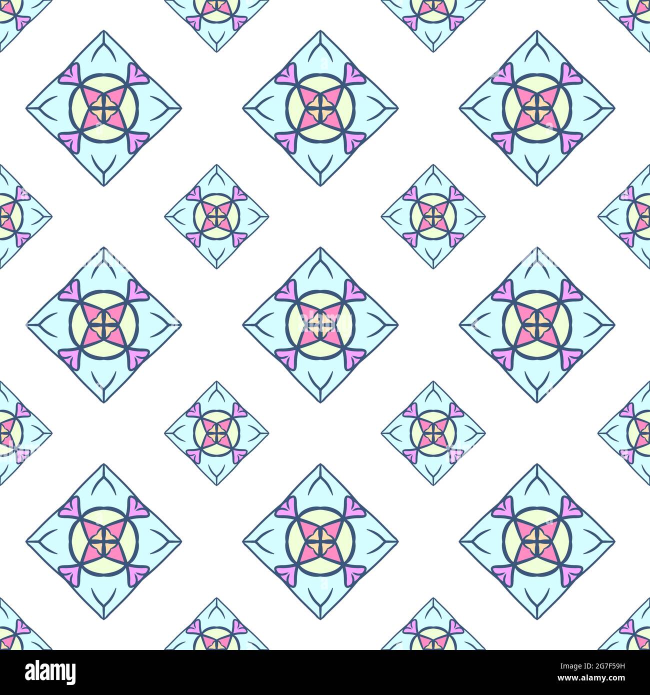 Illustration of a seamless repeat patterns for textile or wrapping and ...