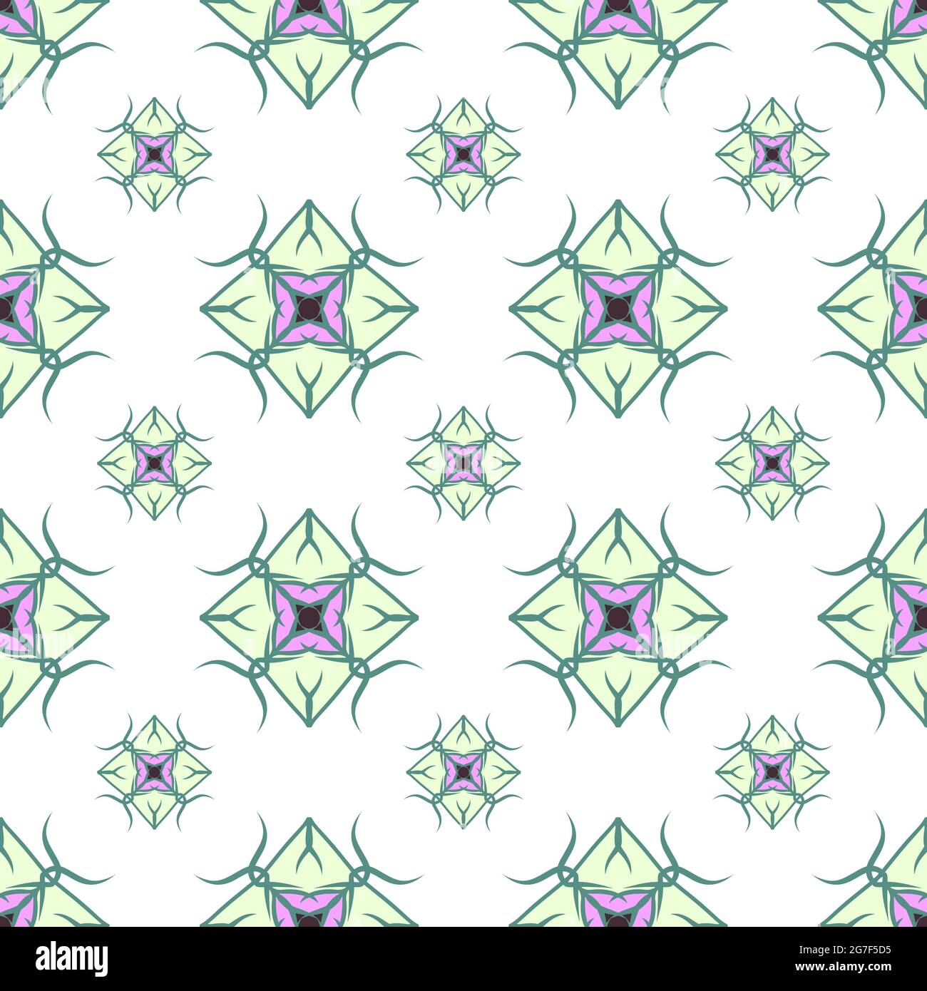 Illustration of a seamless repeat patterns for textile or wrapping and ...