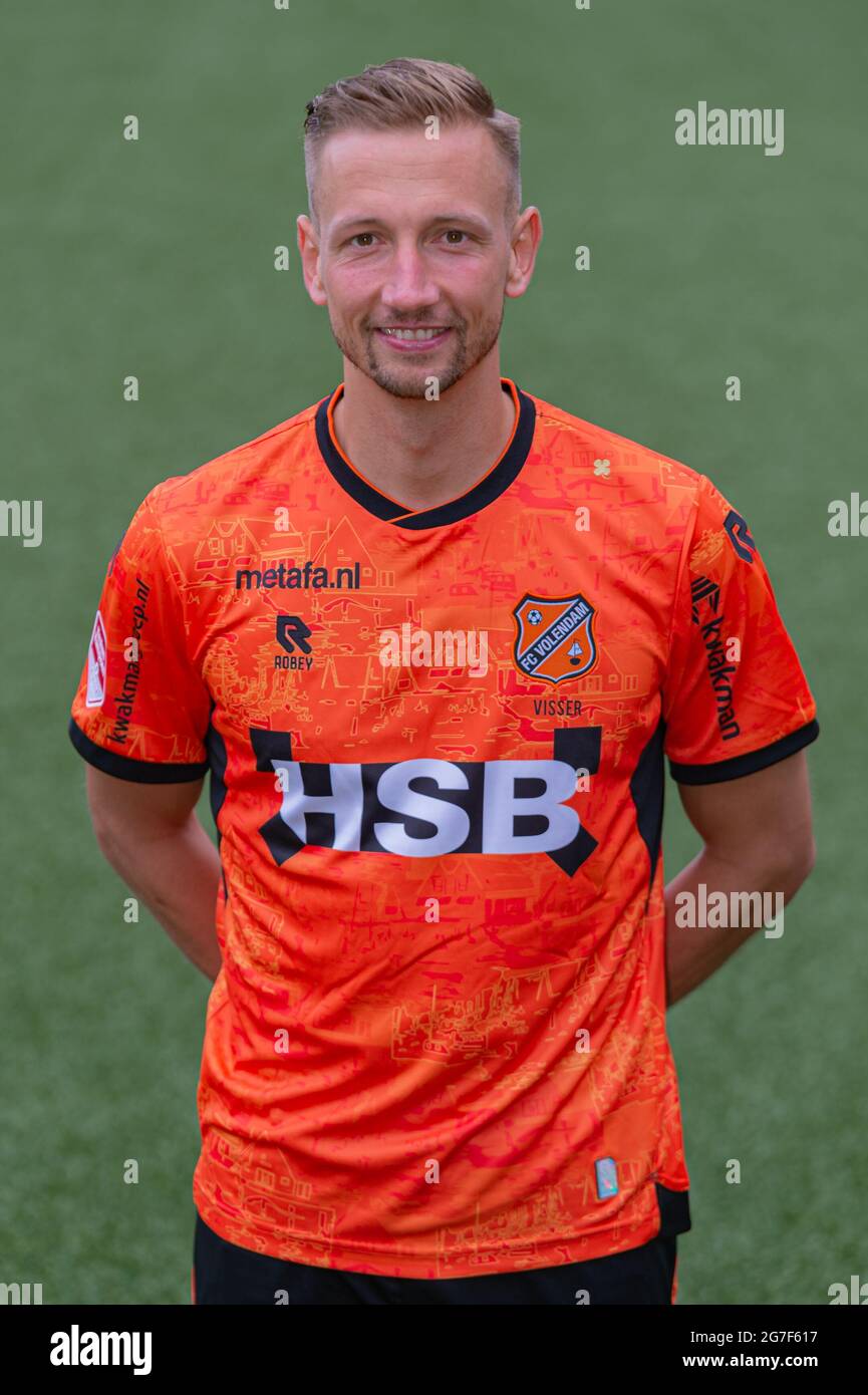 VOLENDAM, NETHERLANDS - JULY 13: Kevin Visser during a Press Photocall ...