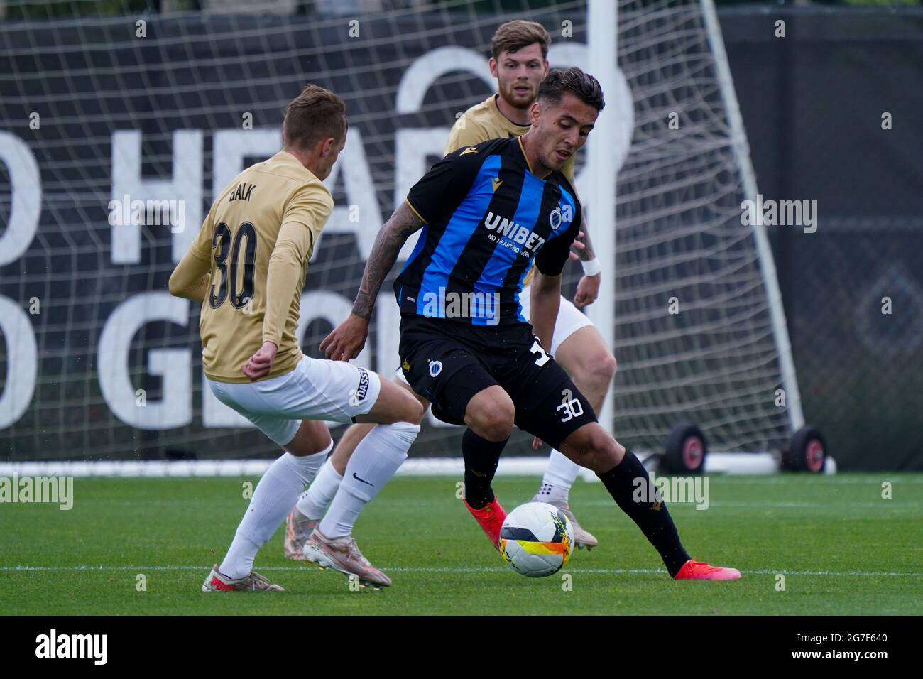KNOKKE HEIST, NETHERLANDS - JULY 13: Daniel Perez of Club Brugge during ...