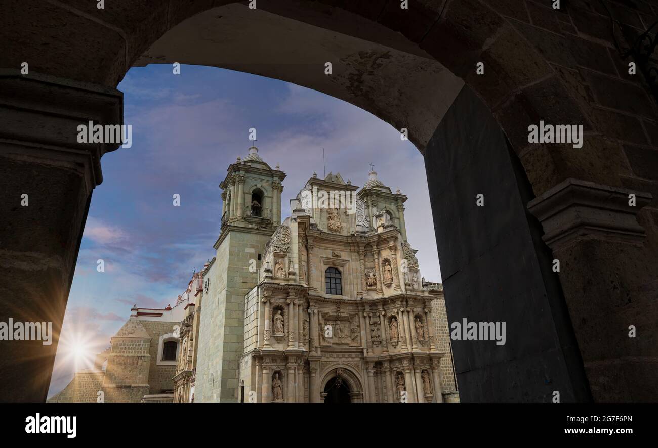 Oaxaca, Landmark Basilica Our Lady of Solitude in historic city center ...