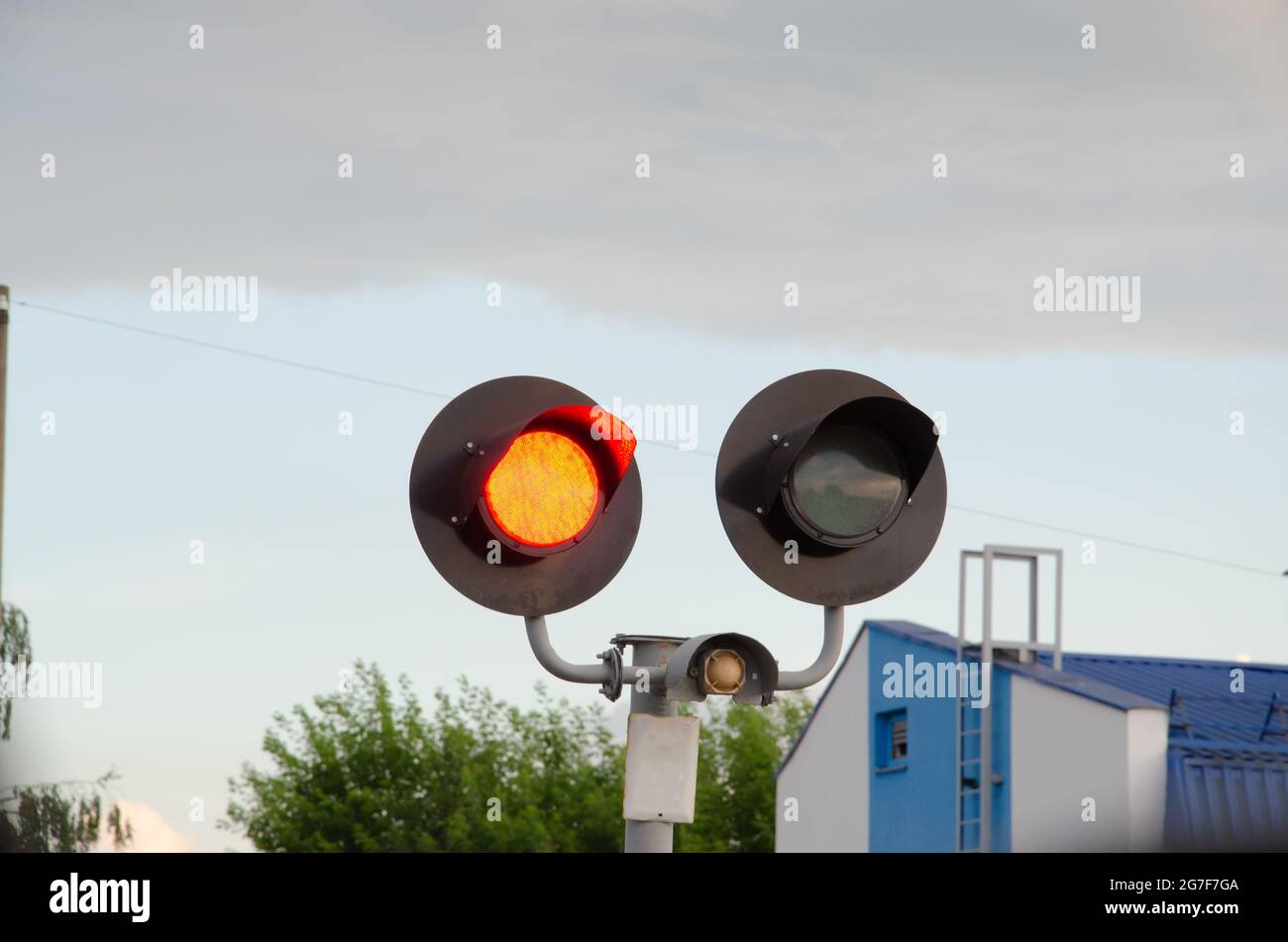 Grade Crossing Gate High Resolution Stock Photography and Images - Alamy