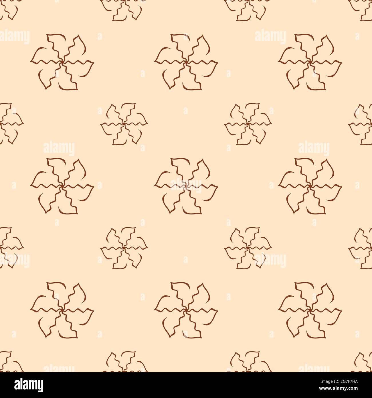 Soft pastel background in a 2D illustration wallpaper with a seamless ...