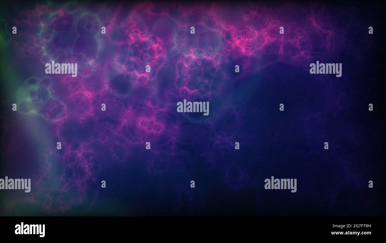 Space Flight Into A Star Field In Galaxy Clouds And Lightning Nebula Stock Photo - Alamy