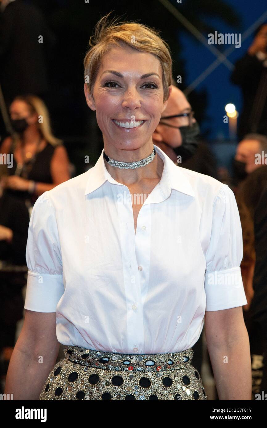 Cannes, France on July 13, 2021. Mathilde Favier attending the Titane ...