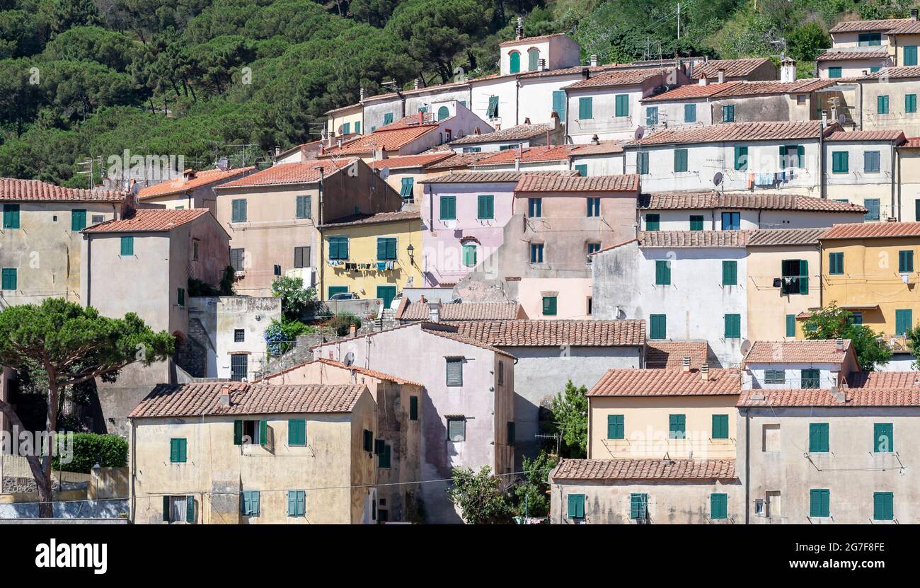 Rio nell'Elba, Elba Island, Italy Stock Photo - Alamy