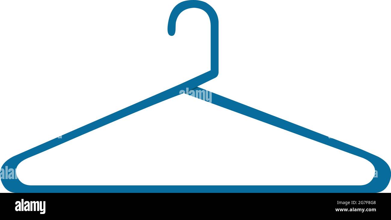 Vector emoticon illustration of a blue hanger Stock Vector Image & Art ...