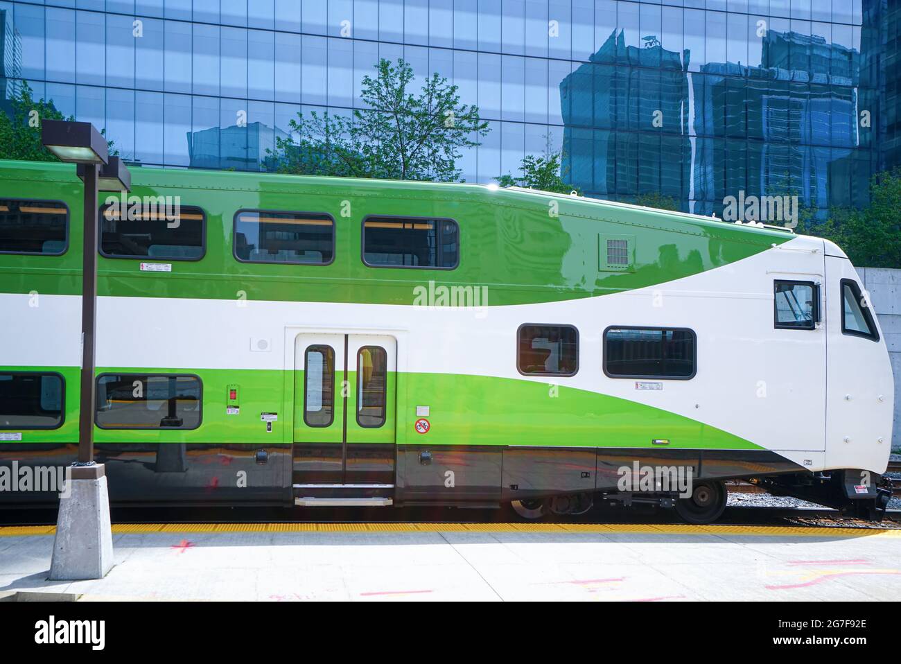 Toronto, Ontario, Canada-27 May, 2020: Toronto Union station terminal ...