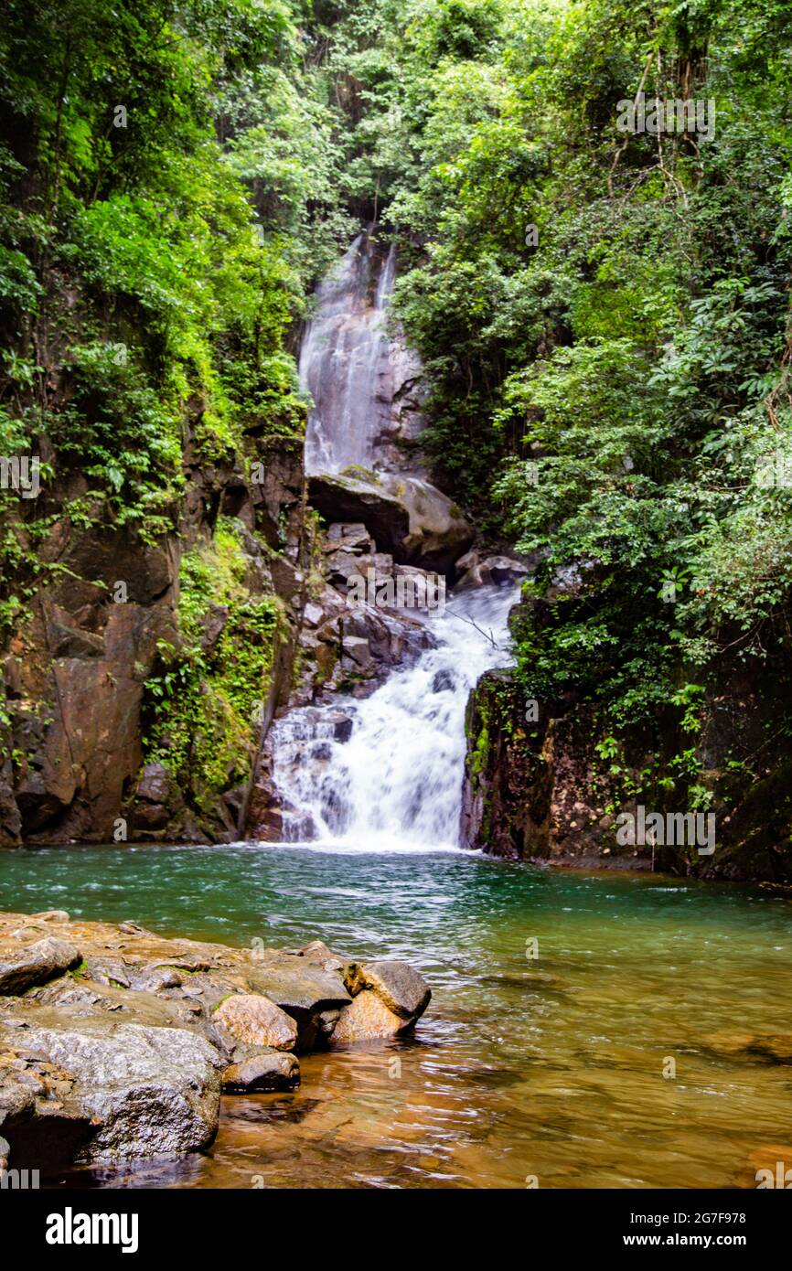 Namtok Phlio National Park, ancient pagoda and waterfall in Chanthaburi ...
