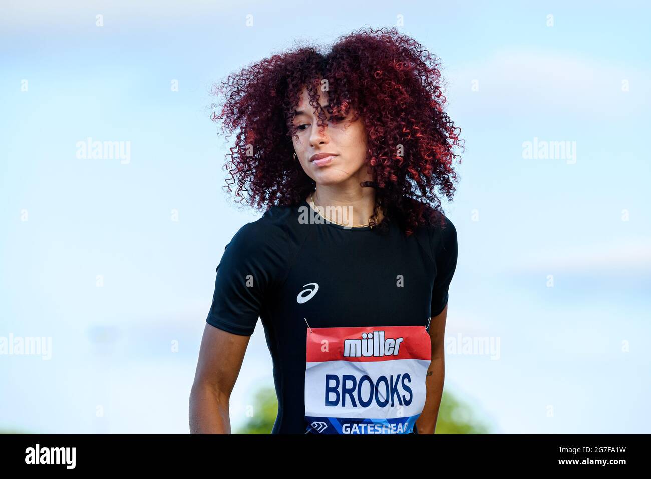 NEWCASTLE, UNITED KINGDOM. 13th Jul, 2021. Taliyah Brooks of USA ...