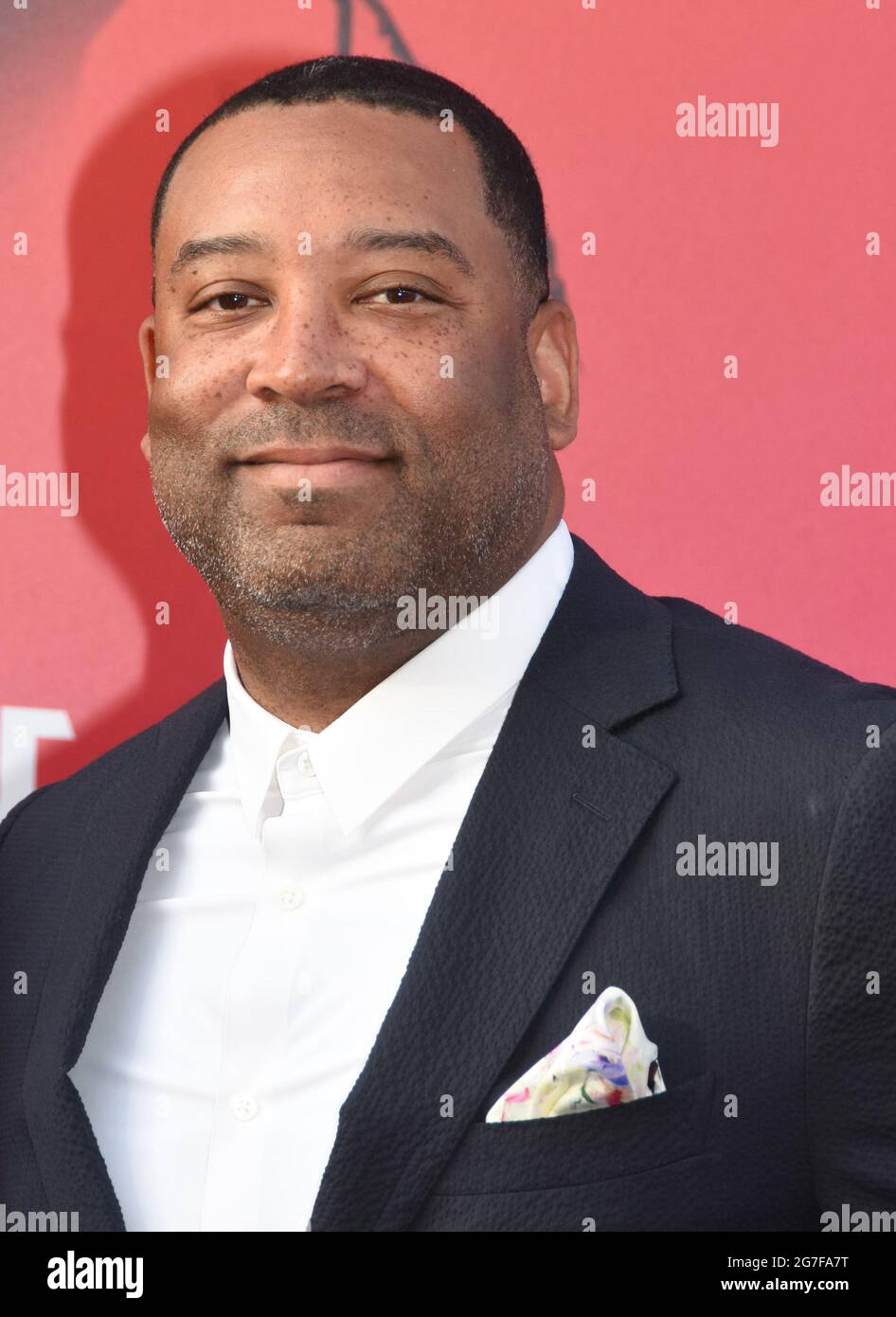 Los Angeles, California, USA 12th July 2021 DC Comics SVP/General Manager Daniel Cherry III ...