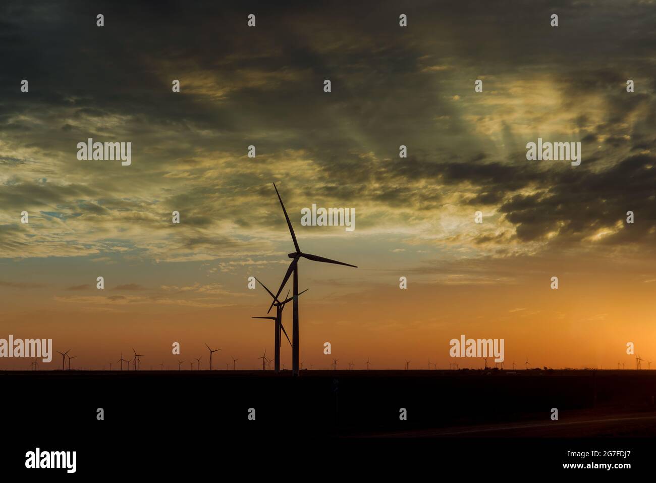 Wind energy blows into West Texas wind turbine farms in the colorful ...