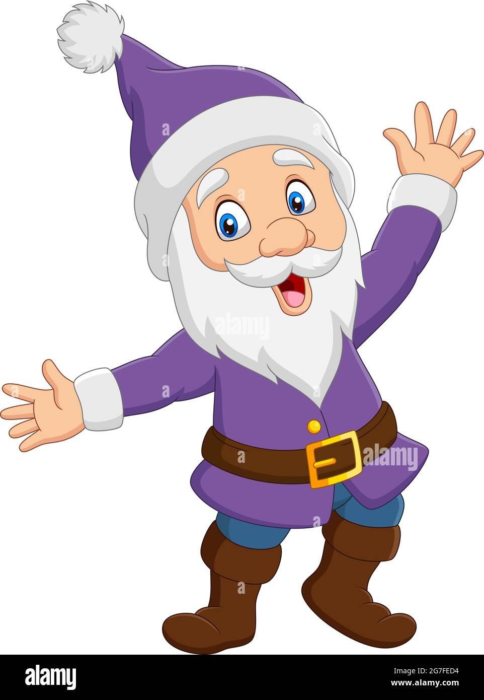 Cartoon happy waving hand Stock Vector Image & Art - Alamy