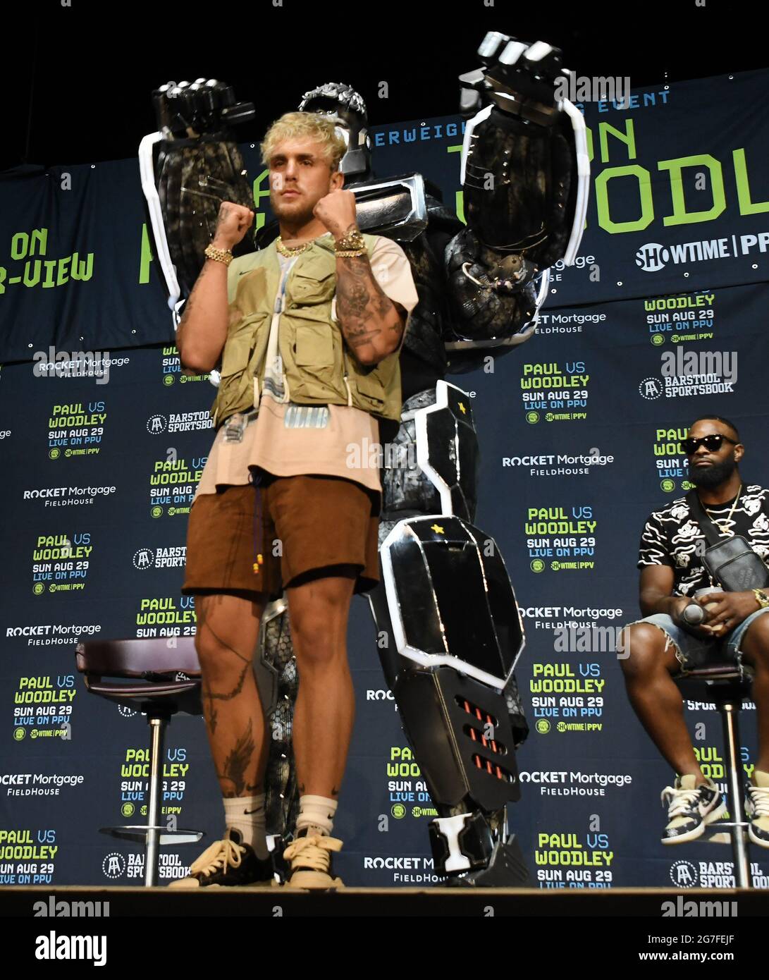 Los Angeles, USA. 13th July, 2021. Jake Paul at the JAKE PAUL VS. TYRON ...