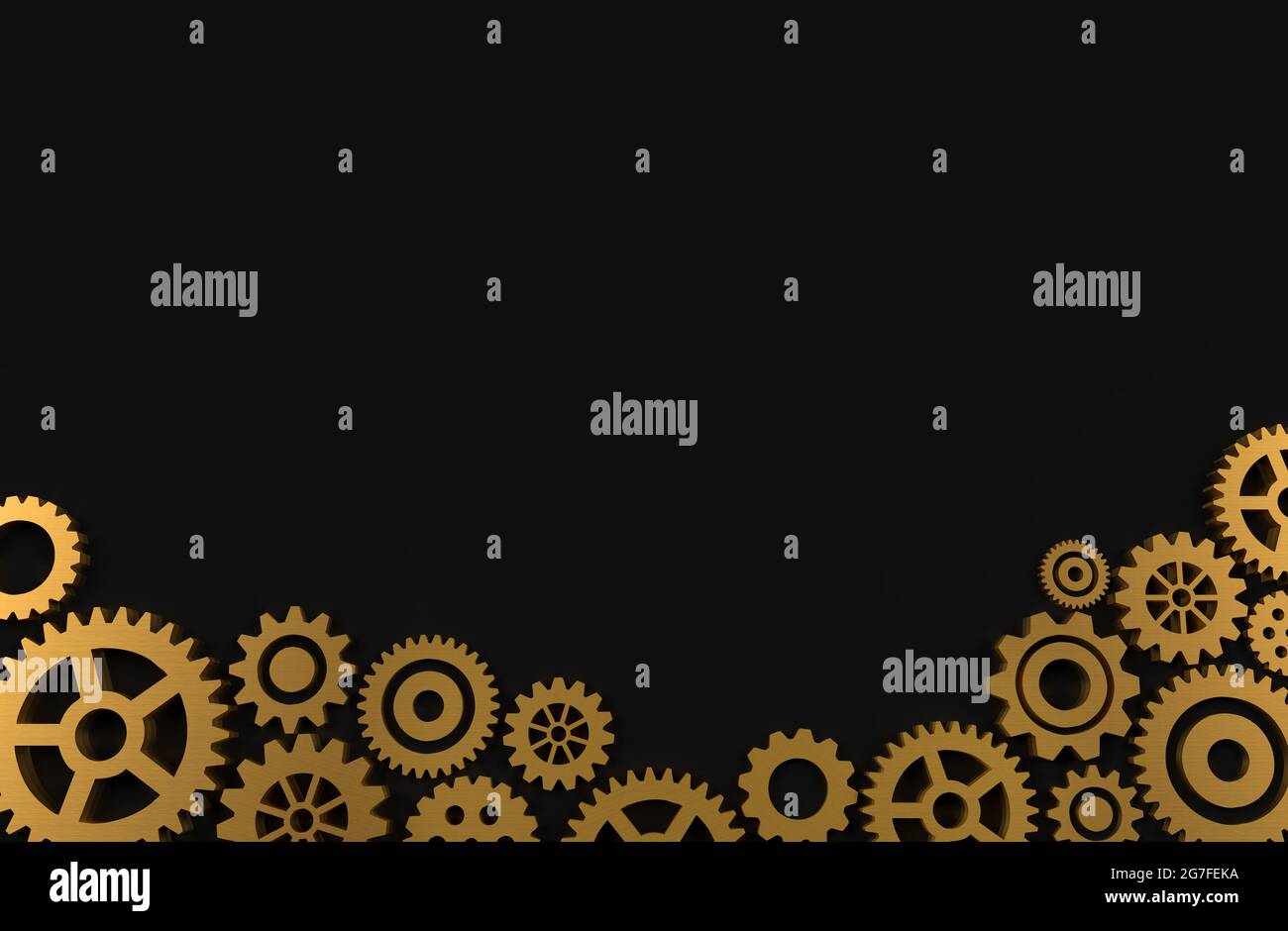 Mechanical gear background template hi-res stock photography and images ...