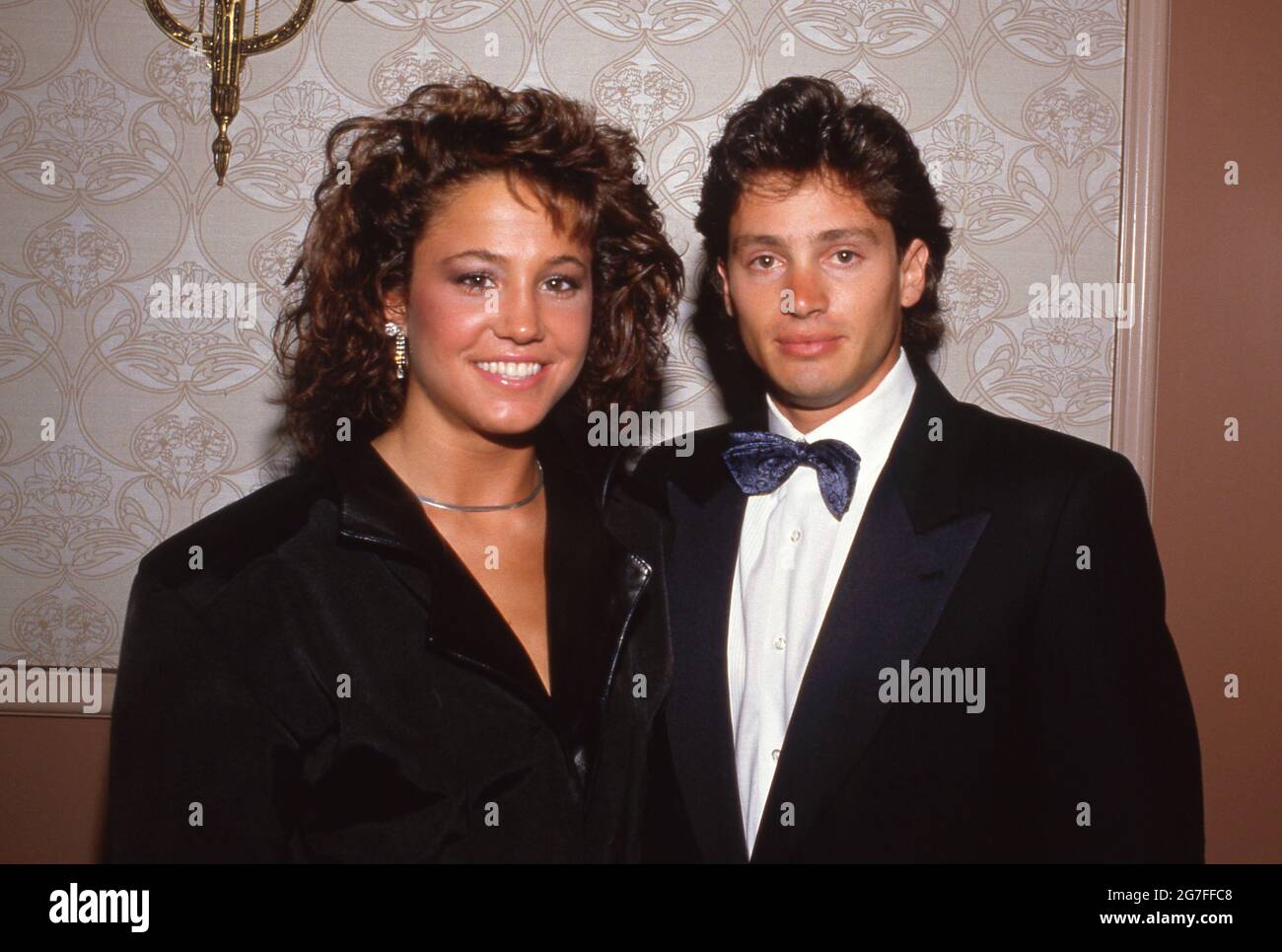 Paula Young and Mitch Gaylord July 1987 Credit: Ralph Dominguez ...