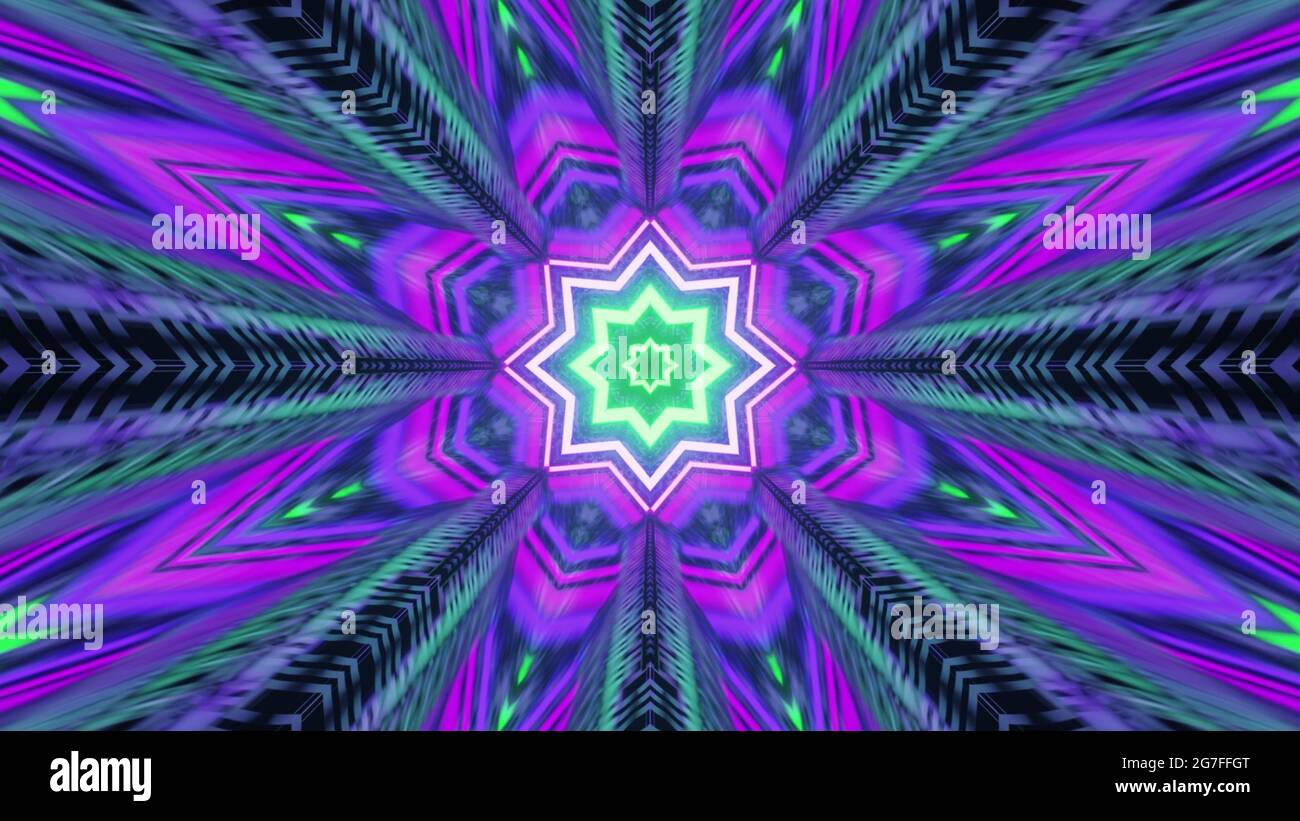 Abstract 3D multi-colored illustration of a light Stock Photo - Alamy