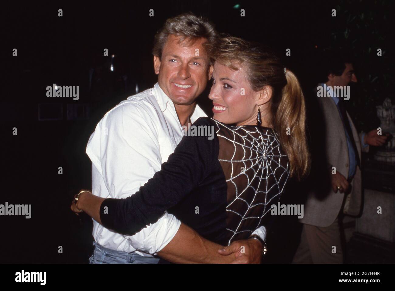 Vanna White and John Gibson Circa 1980's Credit: Ralph Dominguez ...