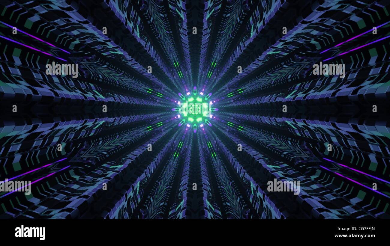 Abstract 3D multi-colored illustration of a light Stock Photo - Alamy